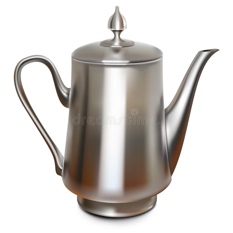 Vector Copper Coffee Pot stock vector. Illustration of copper - 228708965