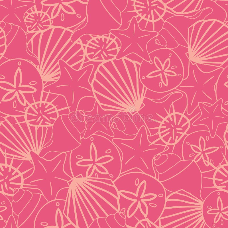 Coral Pink Pattern