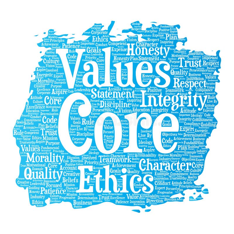 Vector Core Values Integrity Ethics Paint Brush Stock Vector ... Vector Core Values Integrity Ethics Paint Brush Stock Vector ...
