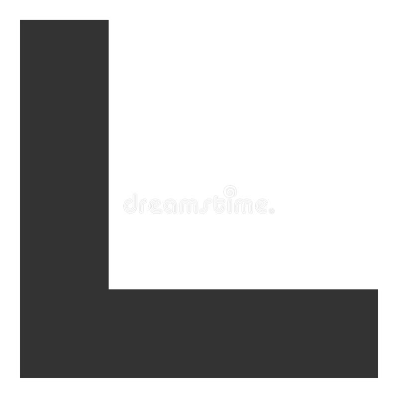 Vector Corner Flat Icon Image Stock Vector - Illustration of corner ...