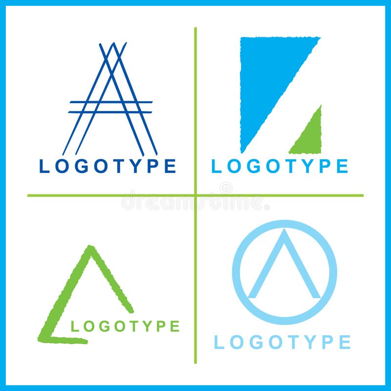 Vector corporate Logos stock vector. Illustration of blue - 11811918