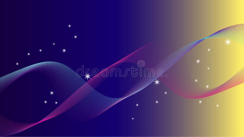 Vector Cosmic Illustration. Beautiful Colorful Space Background. Cosmos ...