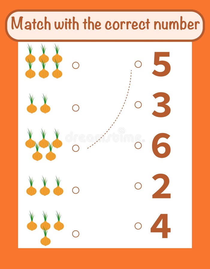 Match the Numbers Circus Game with Magician Hat and Rabbits. Amusement ...