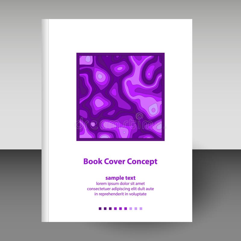 Vector Cover of Diary or Notebook Format A4 Layout Brochure Concept ...