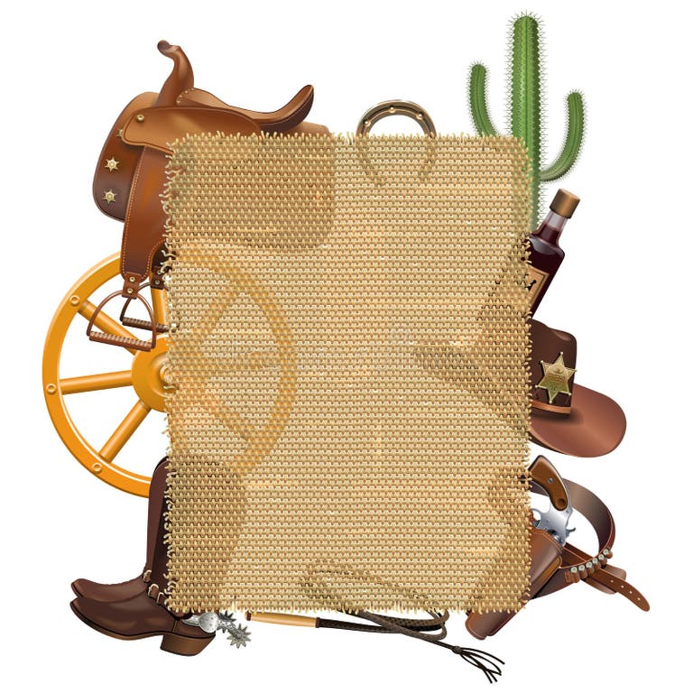 Cowboy Frame Stock Illustrations – 3,835 Cowboy Frame Stock ...