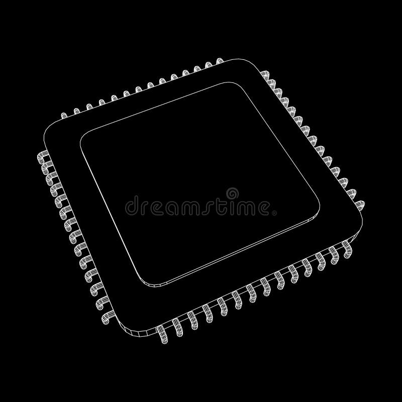 Wire Frame Cpu Stock Illustrations – 427 Wire Frame Cpu Stock ...