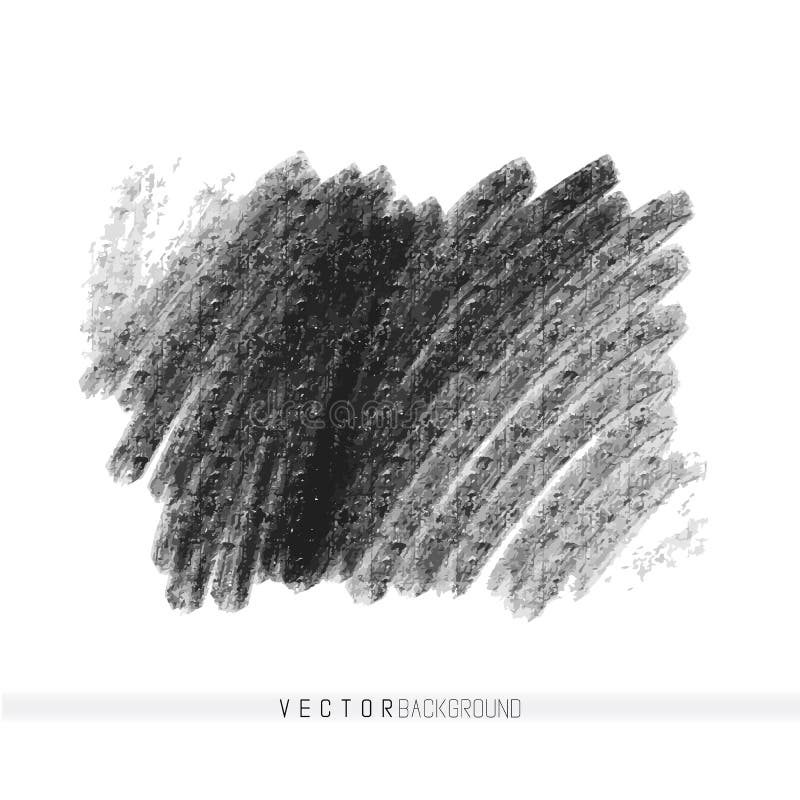 Vector Crayon Effect Hand Drawn Strokes As Design Elements. Hand Drawn ...