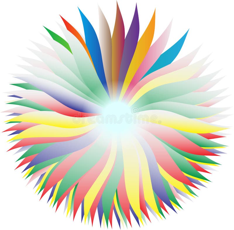 Vector Crazy stock vector. Illustration of abstract, rainbow - 22008068