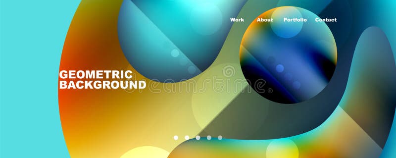 Vector Creative Abstract Background Template Stock Vector ...