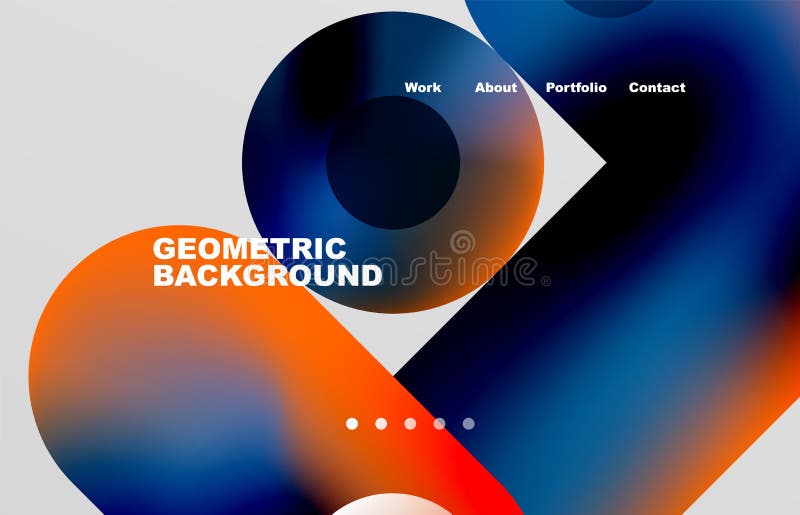 Vector Creative Abstract Background Template Stock Vector ...