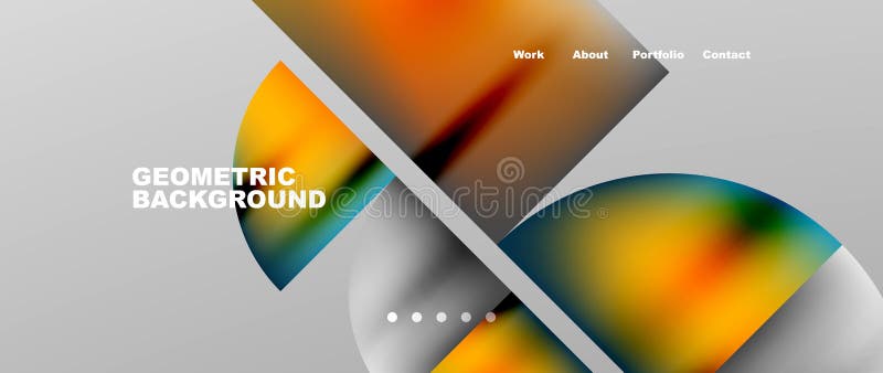 Vector Creative Abstract Background Template Stock Vector - Illustration of brochure, elements ...