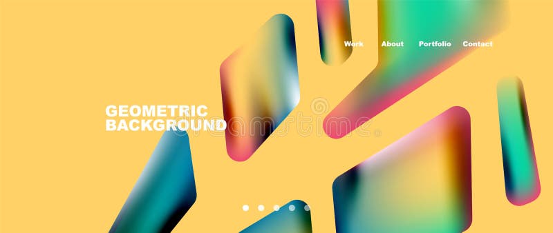 Vector Creative Abstract Background Template Stock Vector - Illustration of futuristic, creative ...