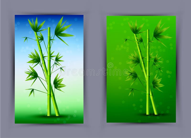 Vector Creative Bamboo Poster. Eps10 Stock Vector - Illustration of ...