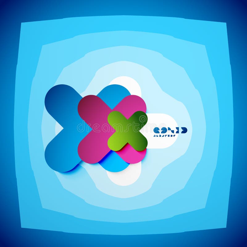 Vector Creative Color Clean Cross Sign Stock Vector - Illustration of ...