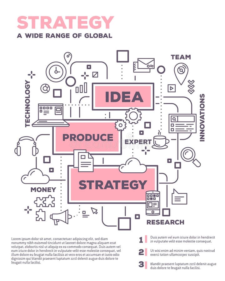 Graph, Project Outline Icon. Line Art Vector Stock Vector ...
