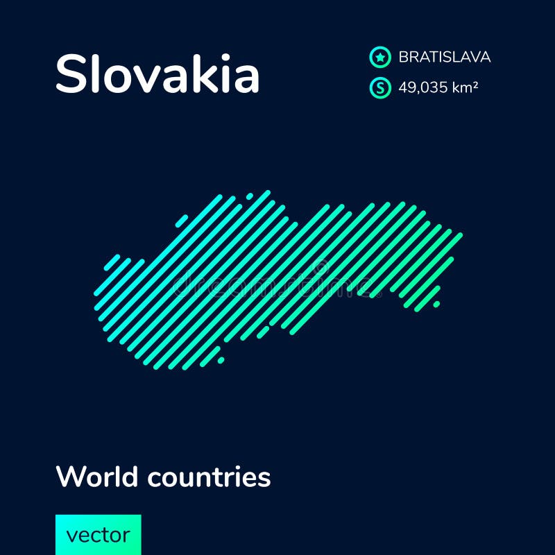 Slovakia Line Icon Map Stock Illustrations – 308 Slovakia Line Icon Map ...