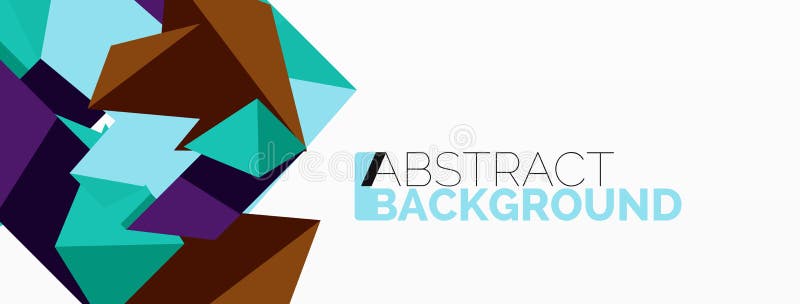 Vector Creative Geometric Abstract Background Stock Vector ...