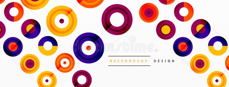 Vector Creative Geometric Background Design Stock Vector - Illustration ...