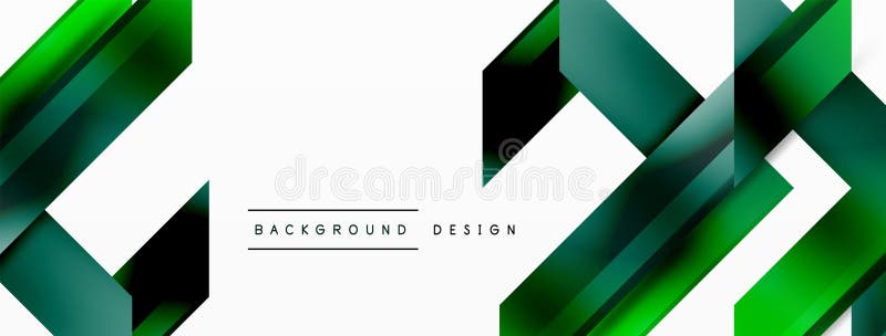 Vector Creative Geometric Background Design with Abstract Shapes Stock ...