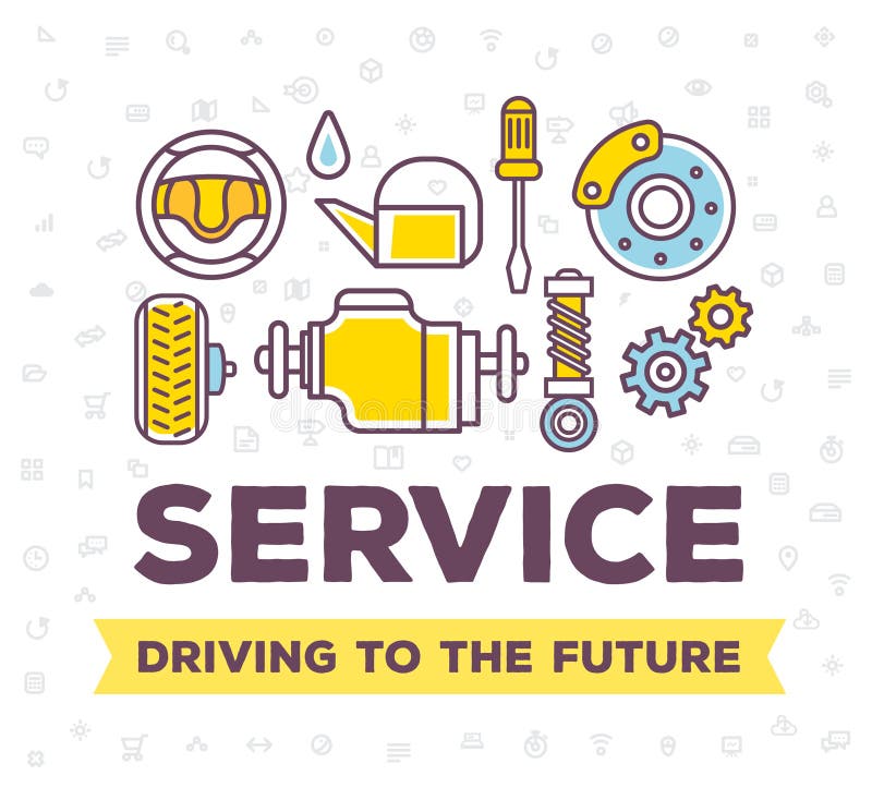 Auto Tech Accessories Stock Illustrations – 67 Auto Tech Accessories ...