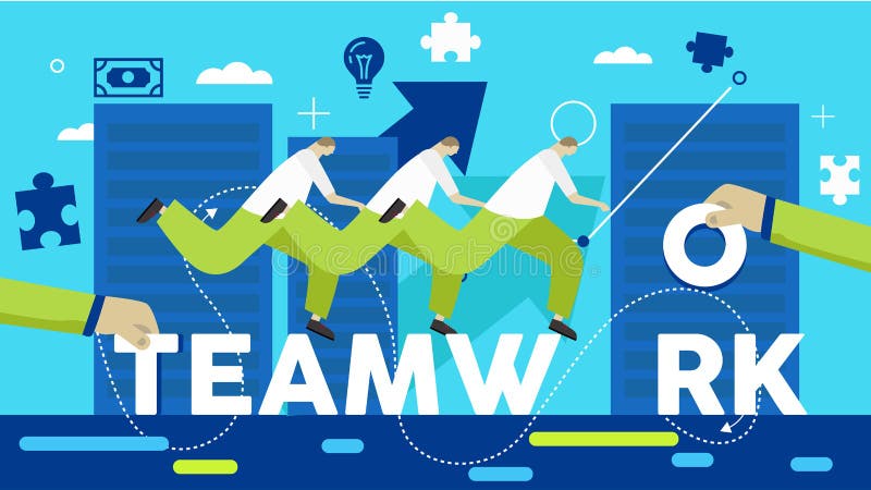 Vector Creative Illustration of Business Brand Word Lettering ...