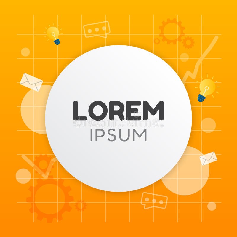 Vector Creative Illustration of Thinking or Planing Business Banner ...