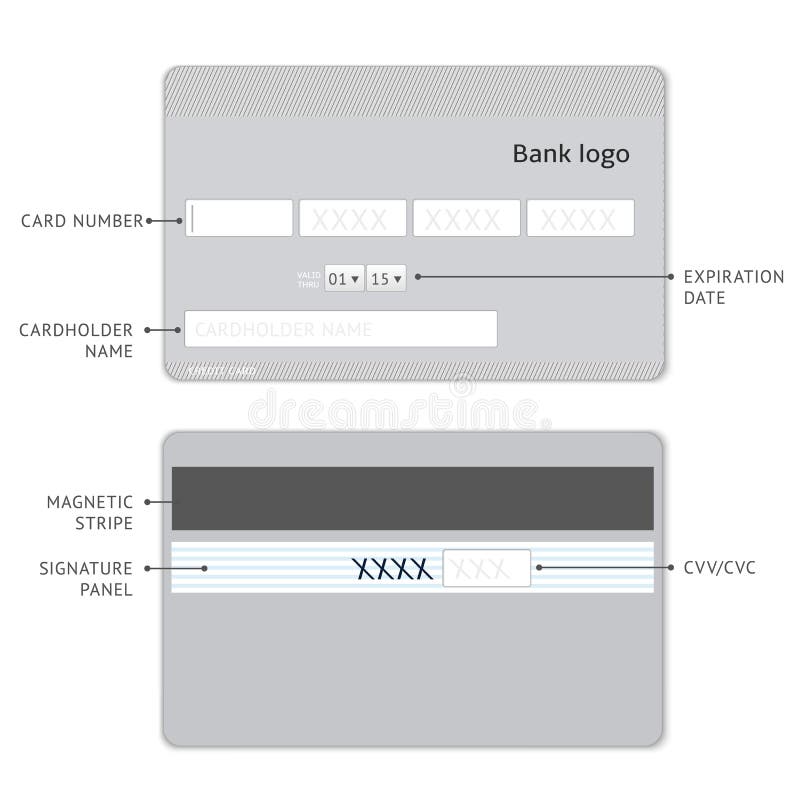 Vector Credit Card Infographic Stock Vector - Illustration of ...