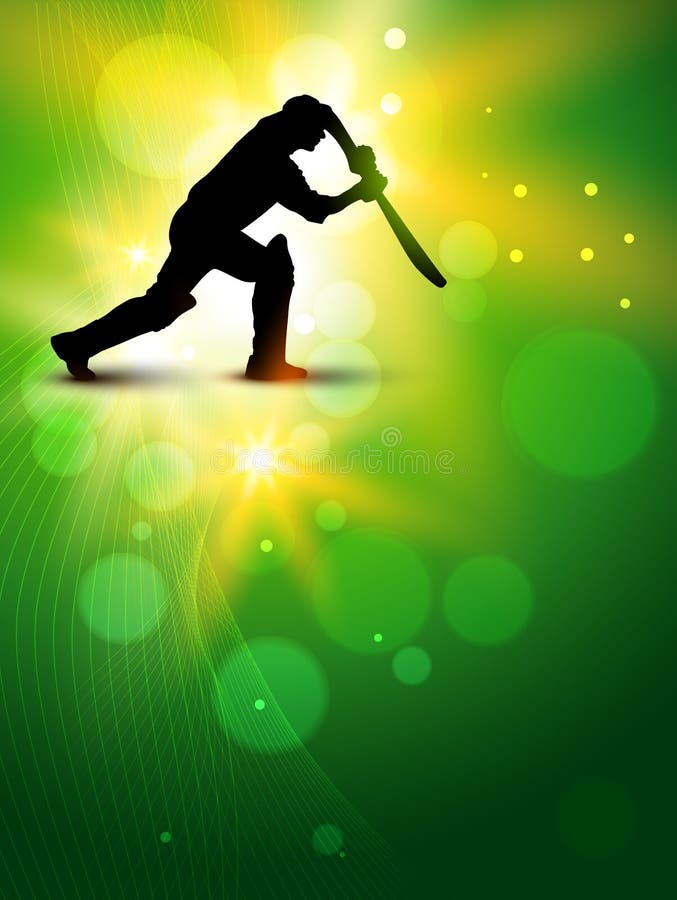 Vector cricket background stock vector. Illustration of play - 22743579