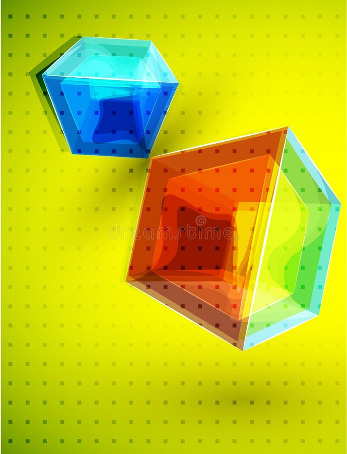 Vector cube background stock vector. Illustration of element - 20375048