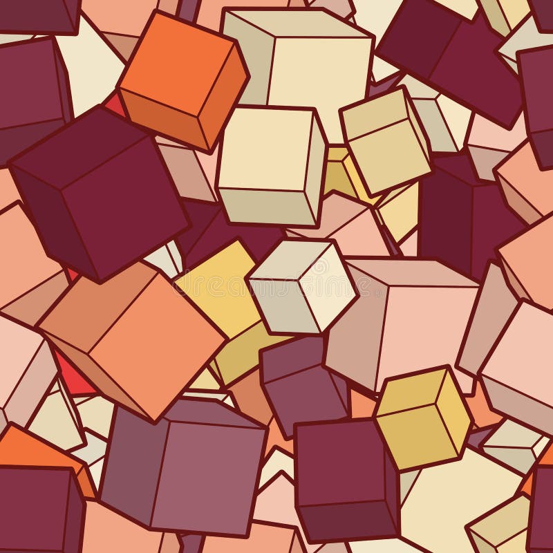 Vector cube background. stock vector. Illustration of commercial - 78576835