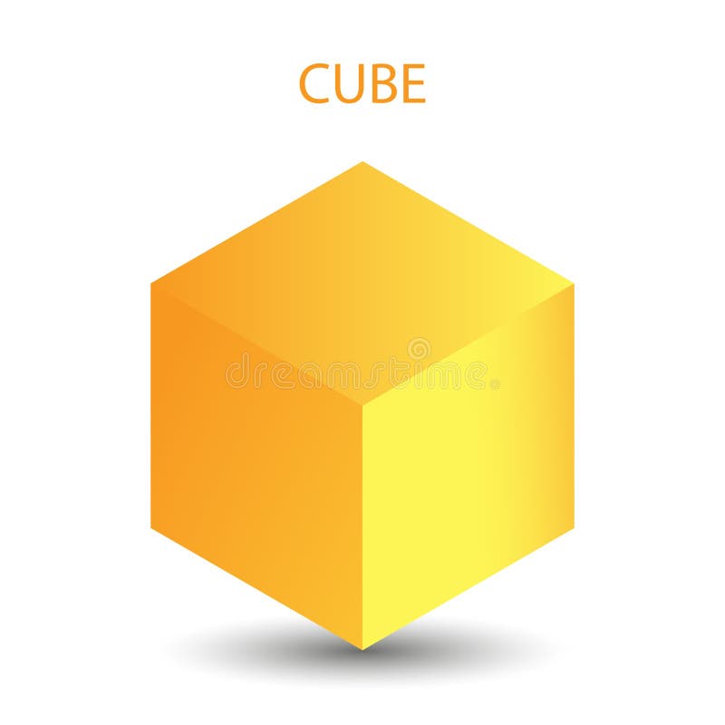 Vector Cube with Gradients for Game, Icon, Packaging Design or Logo ...
