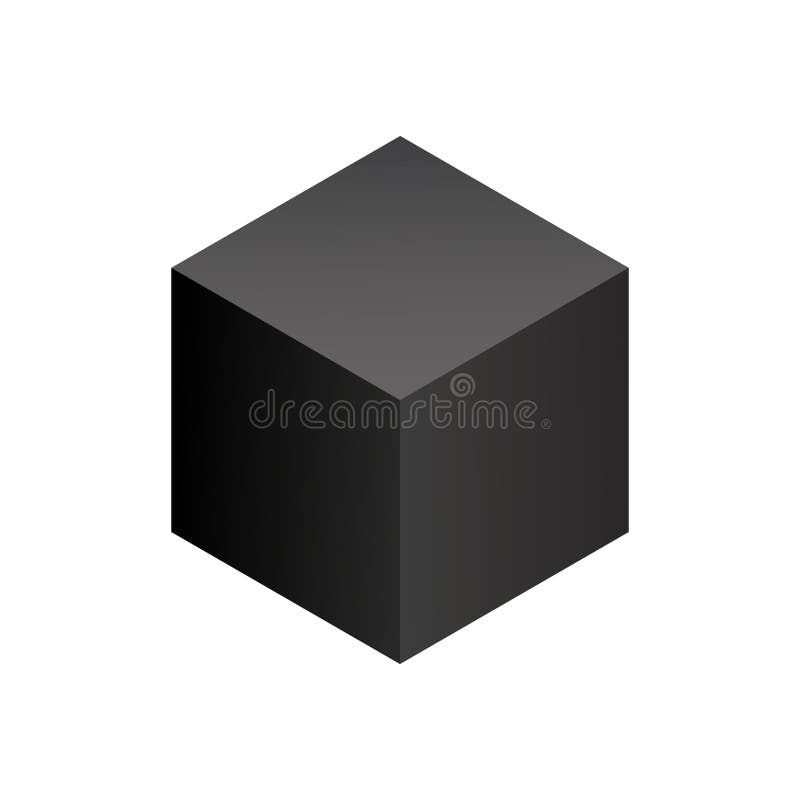 Vector Cube with Gradients for Game, Icon, Packaging Design or Logo ...