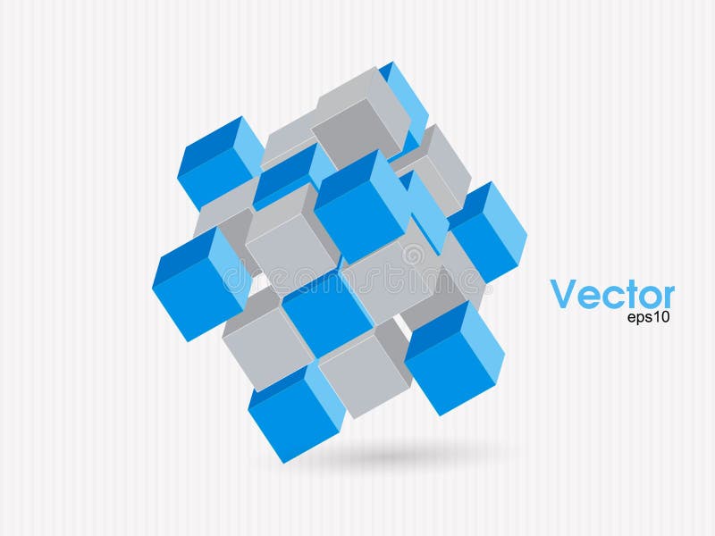 Vector Cube for Infographic Design, You Can Change Colors for the ...