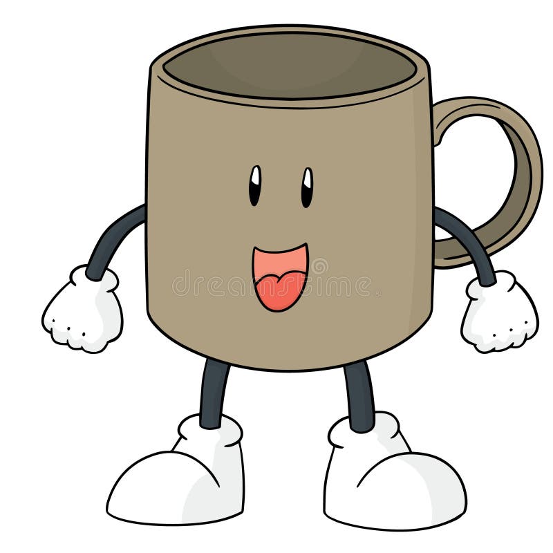 Vector of cup cartoon stock vector. Illustration of icon - 119808660