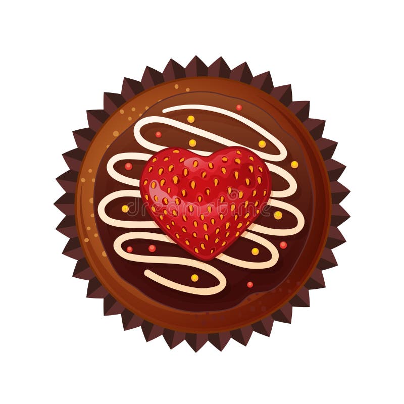 Cupcake Top View Vector