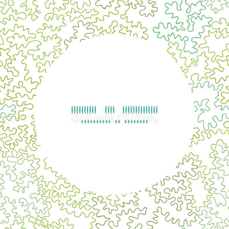 Doodle Circle Water Texture Seamless Pattern Stock Vector ...