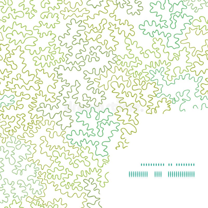 Vector Curly Doodle Shapes Horizontal Border Stock Vector ...