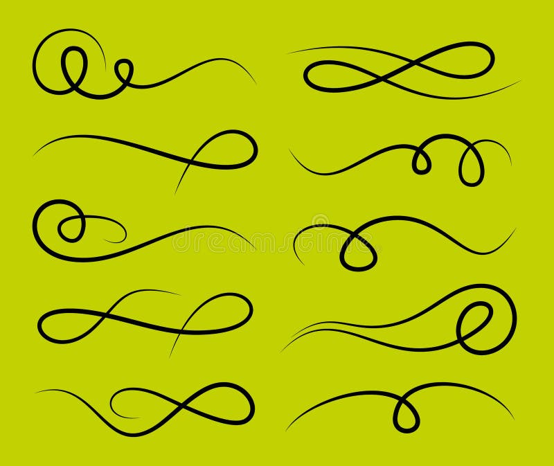 Script Tails Stock Illustrations – 50 Script Tails Stock Illustrations ...