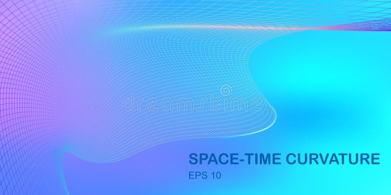 Vector Curvature Space-Time Concept Design Hi-Tech Futuristic Multiple ...