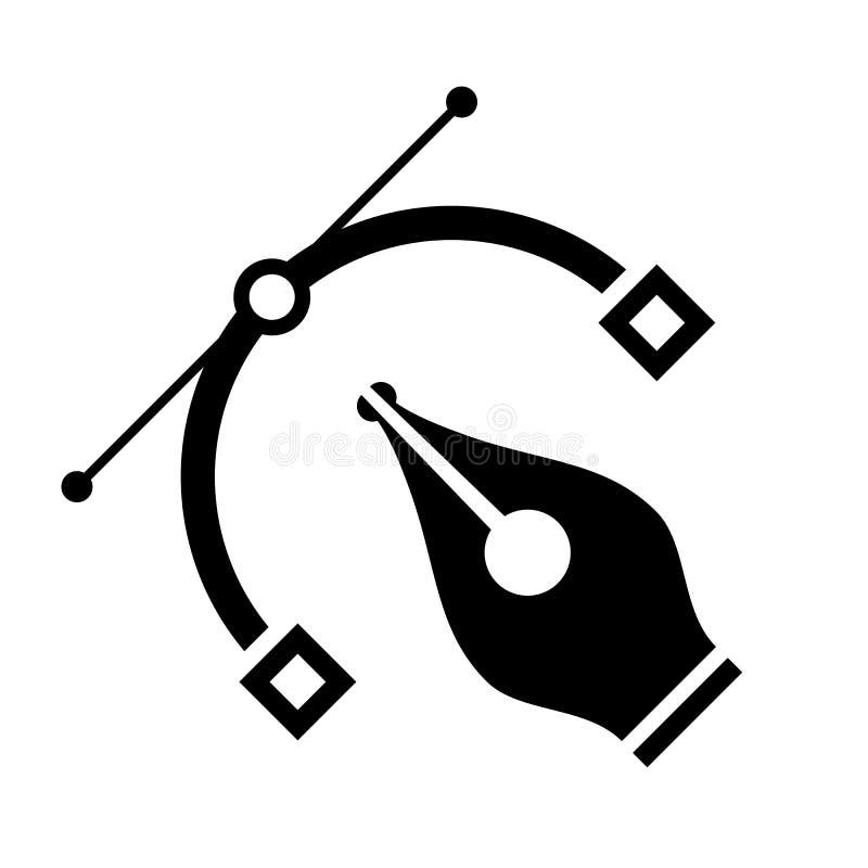 Curve Icon Vector Sign and Symbol Isolated on White Background, Curve ...