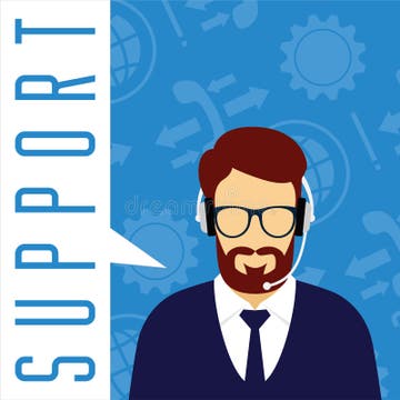 Operator Computer Avatar Stock Illustrations – 1,171 Operator Computer ...