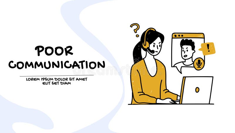 Bad Communication Clip Art