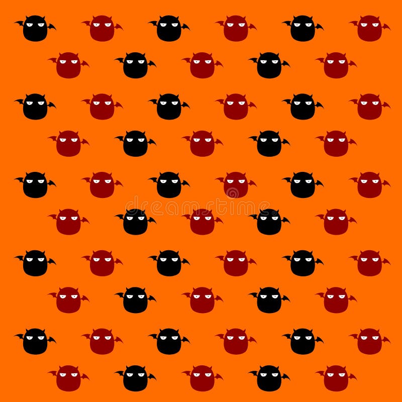 Vector Cute Devil Character Stock Vector - Illustration of weapon ...