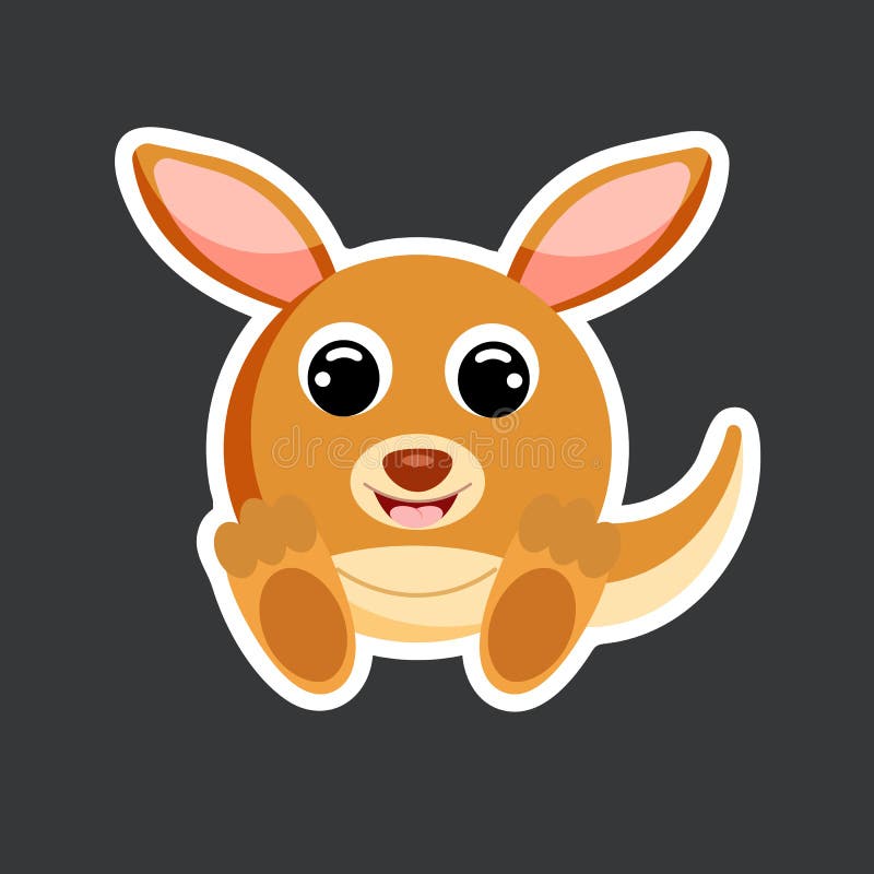 Vector Cute Peacock Sticker Template Stock Vector - Illustration of ...