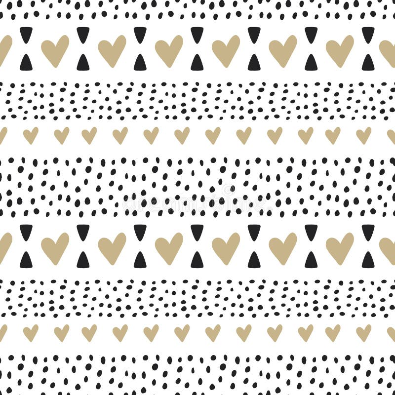Vector Cute Seamless Pattern Stock Vector - Illustration of graphic ...