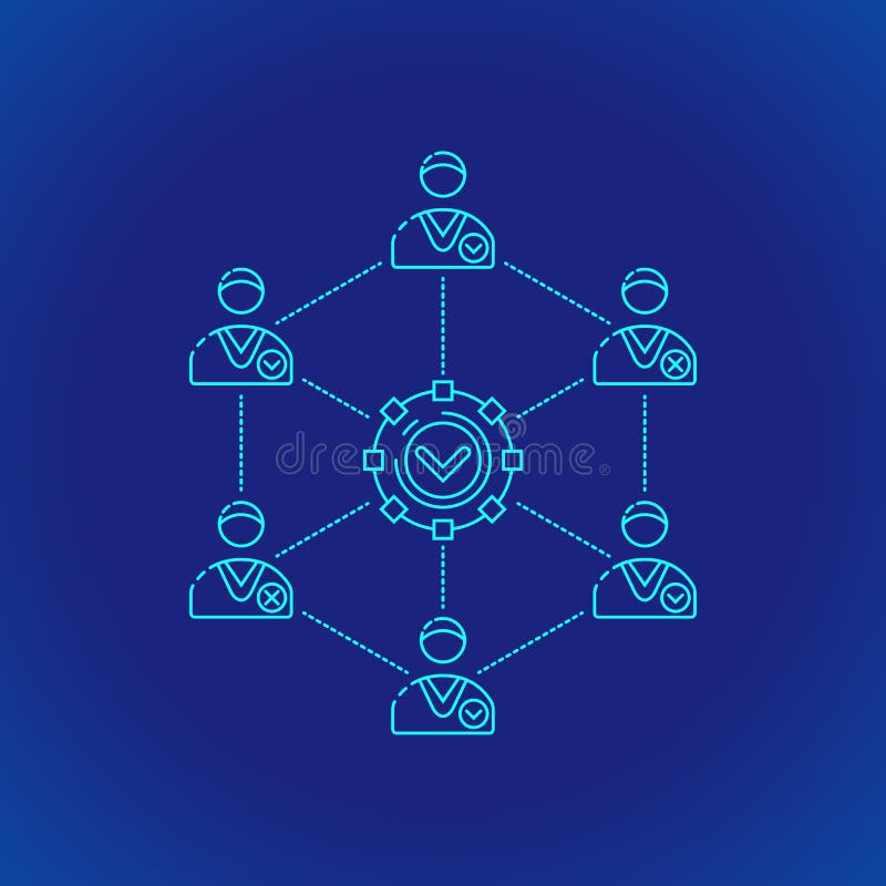 Blockchain Consensus Stock Illustrations – 757 Blockchain Consensus ...