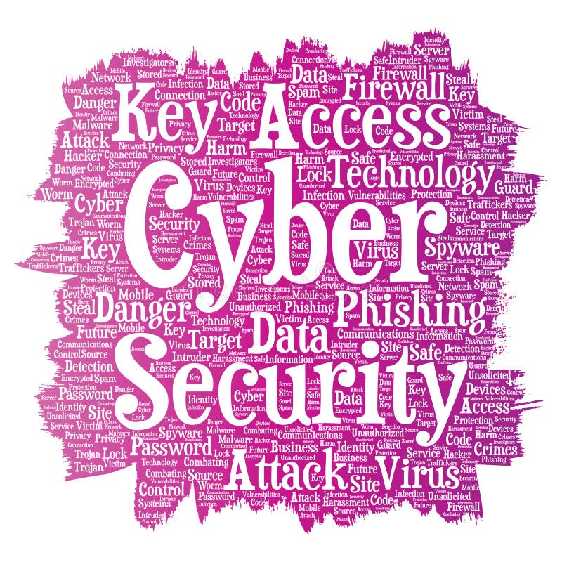 Vector Cyber Security Online Access Technology Stock Vector ...