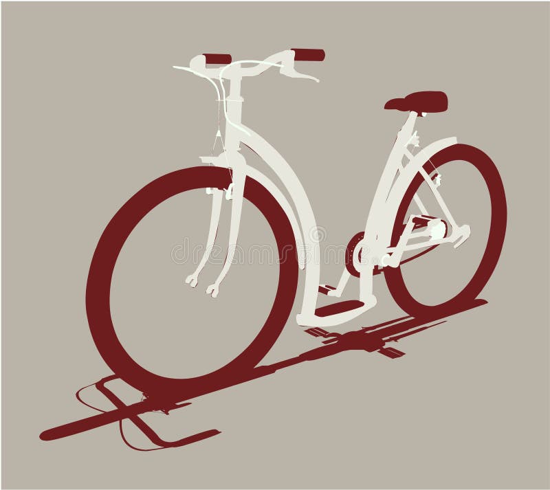 Vector cycle front view stock vector. Illustration of bike - 3511058