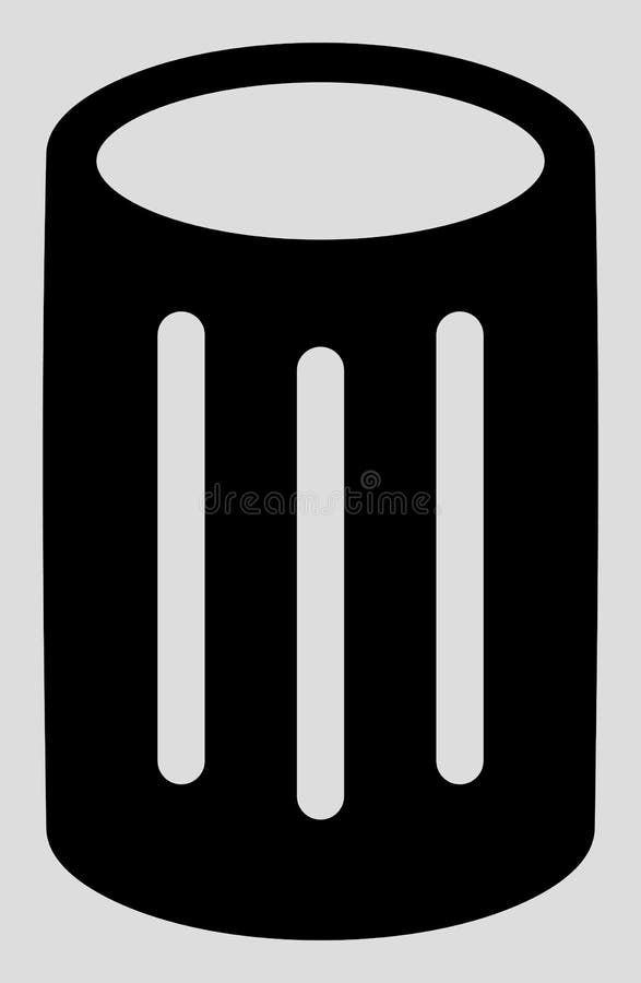 Vector Cylinder Container Icon Illustration Stock Vector - Illustration ...