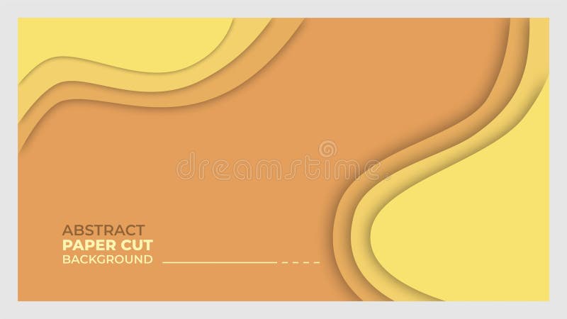 Vector 3D Abstract Background and Paper Cut Shapes Stock Illustration ...